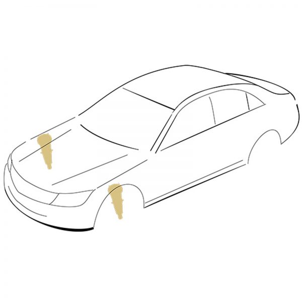 A8 D4 /4H – ELSŐ légrugó – NORMÁL rugózás Vibracoustic – Légrugó webáruház